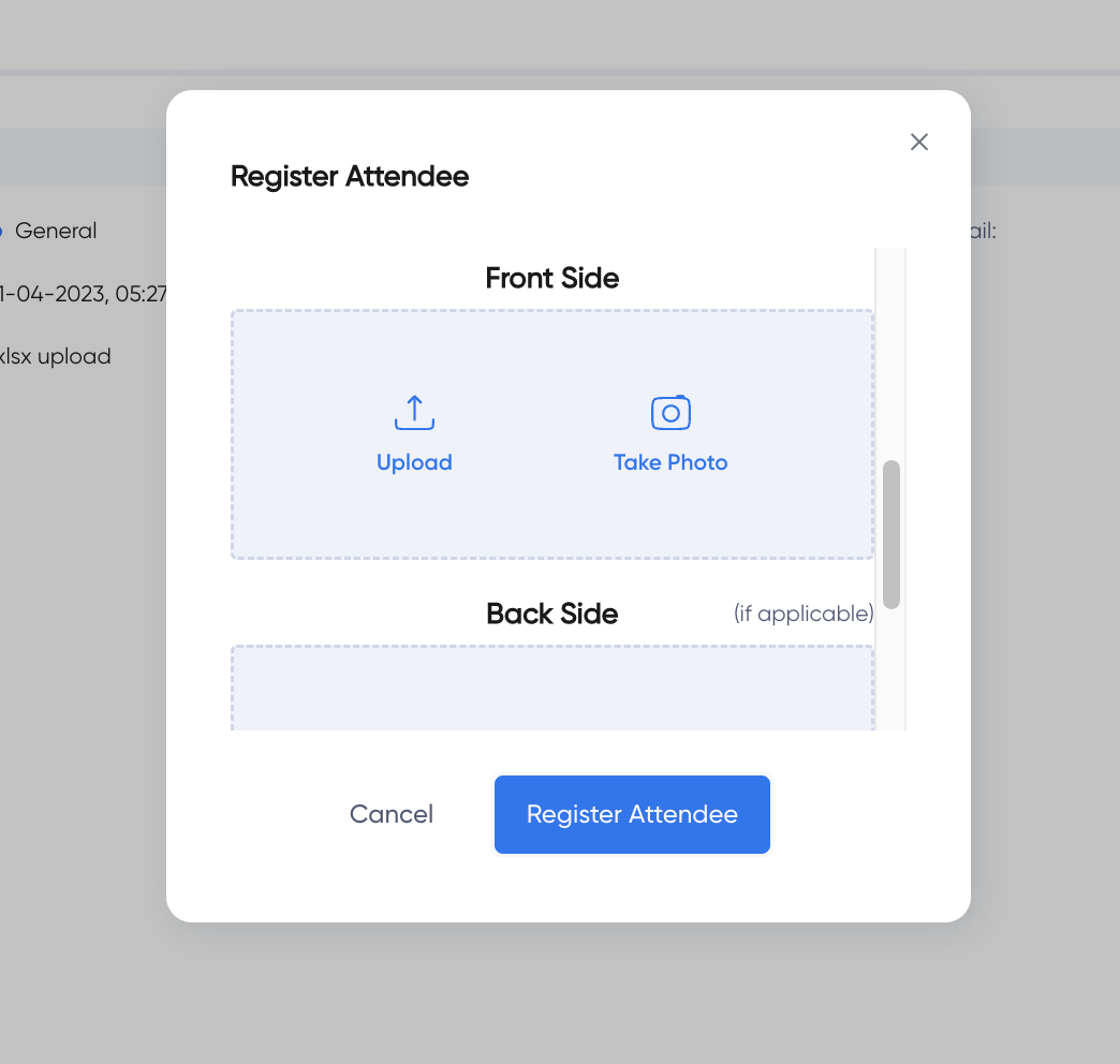 How to Register an Attendee for Your Event